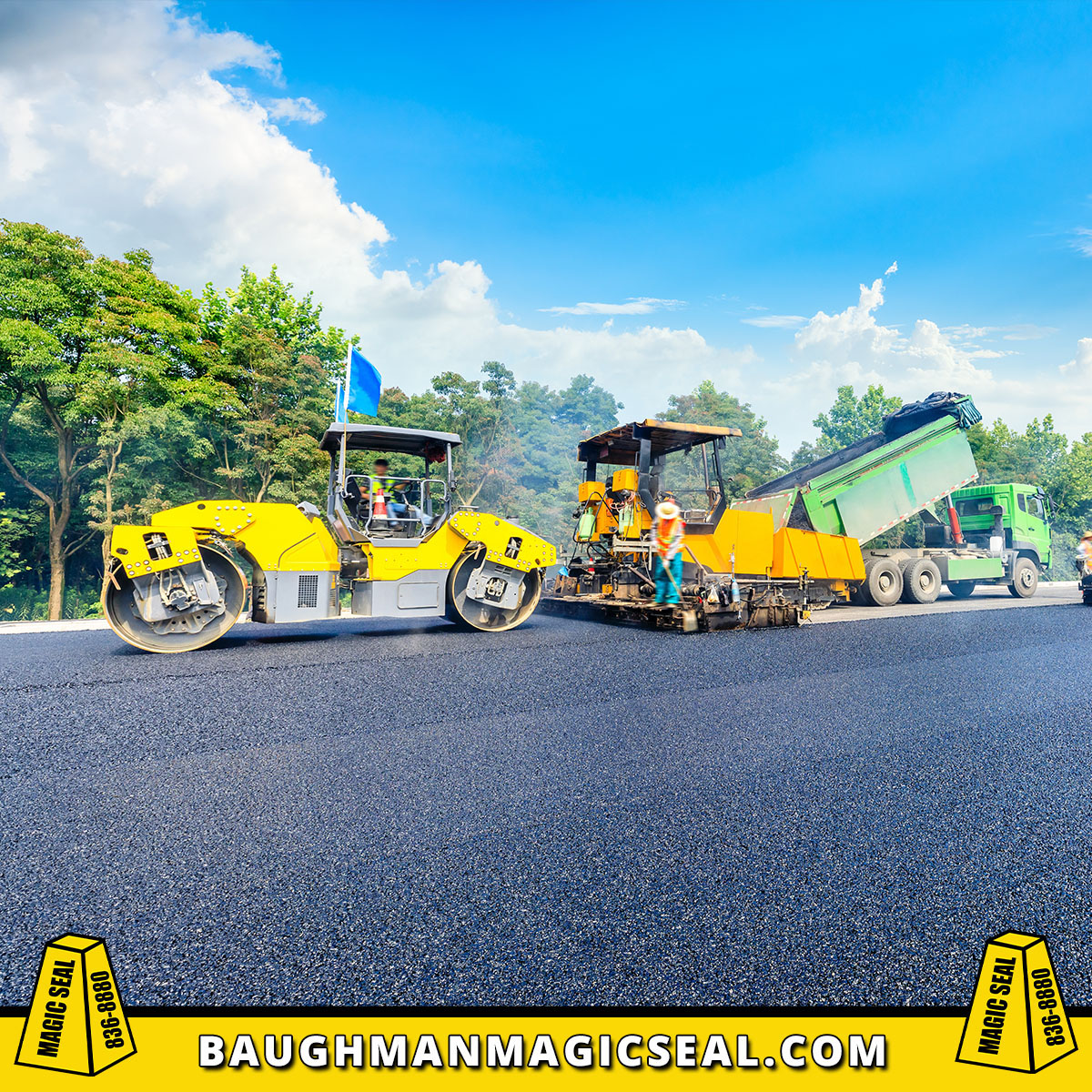 Asphalt can withstand... - Baughman Magic Seal